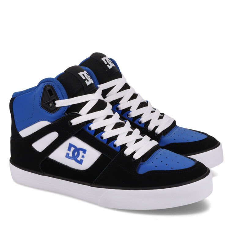 DC Pure High-Top Wc - Black/Blue/White - 7Ply Skate Store