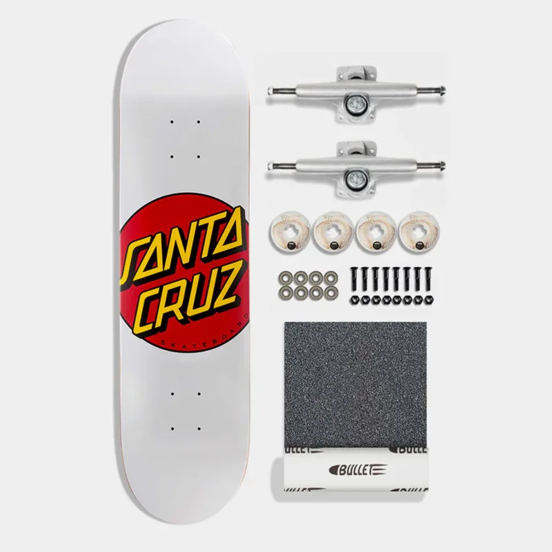 Build At Home Complete - Santa Cruz Classic Dot 8" - 7Ply Skate Store